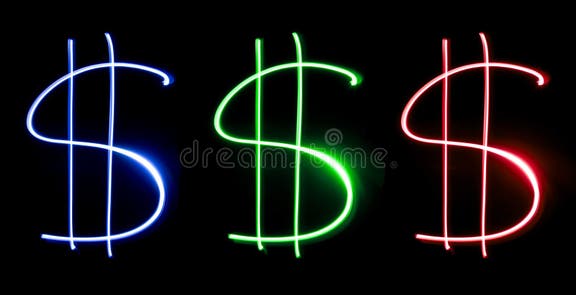 Abstract Dollar Sign stock illustration. Illustration of light - 10575879