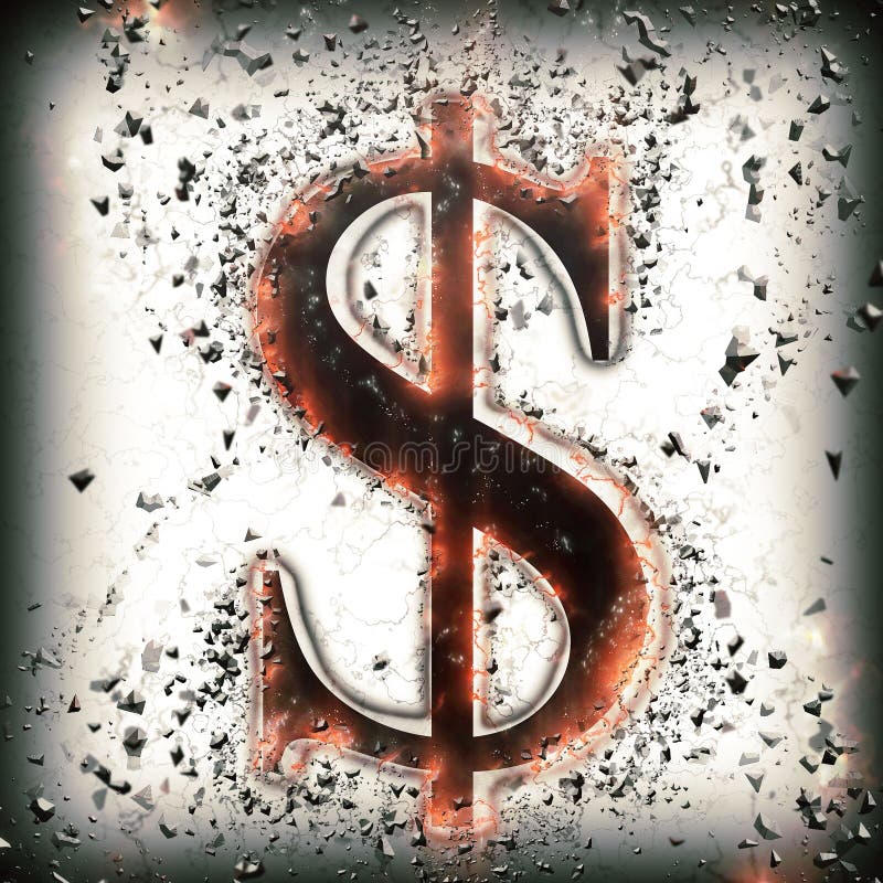 Abstract Dollar Sign Drawing Stock Vector - Illustration of background ...