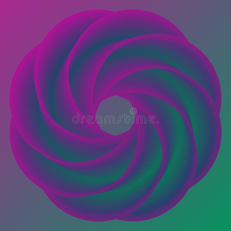 Abstract Donut Colorful Rainbow Background. Vector Illustration Stock ...