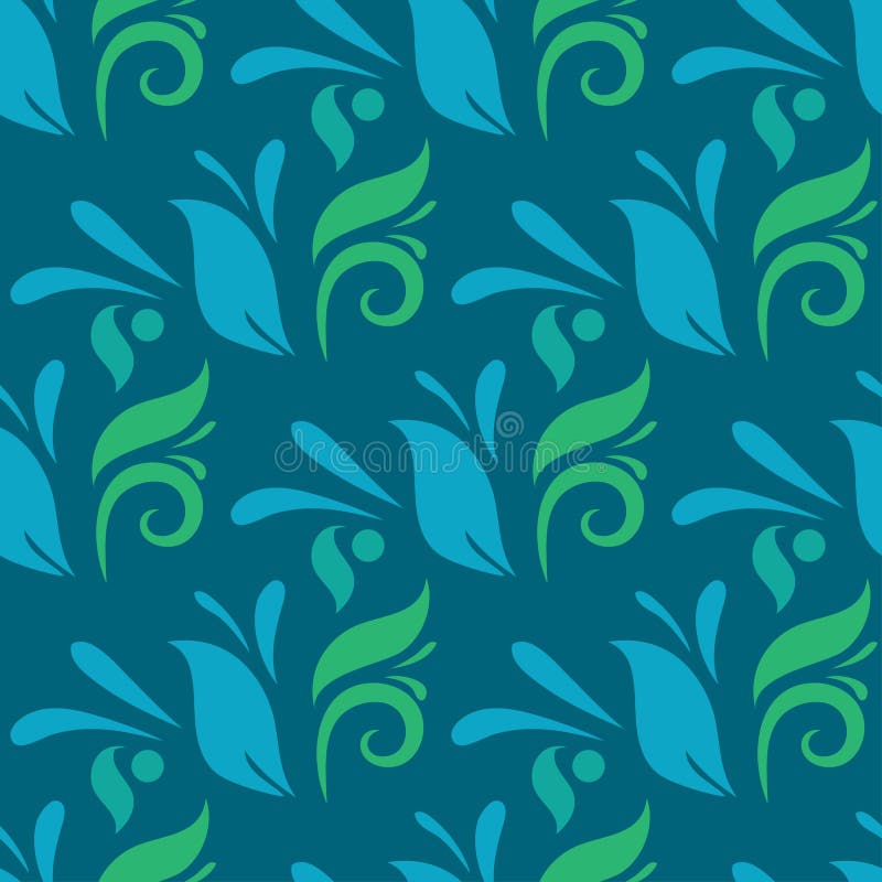 Abstract Doodle Blue Color Background Stock Vector - Illustration of ...