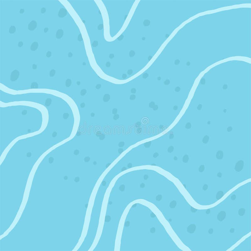 Abstract Doodle Grid with Blue Background . Squiggle and Scribble ...