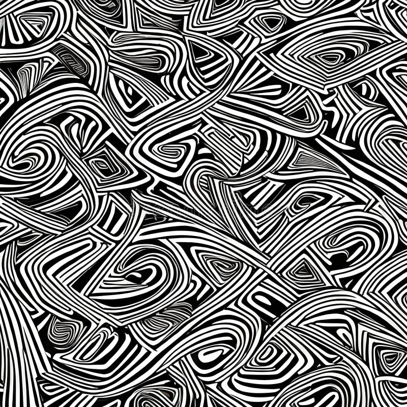1684 Abstract Doodle Patterns: a Creative and Expressive Background ...