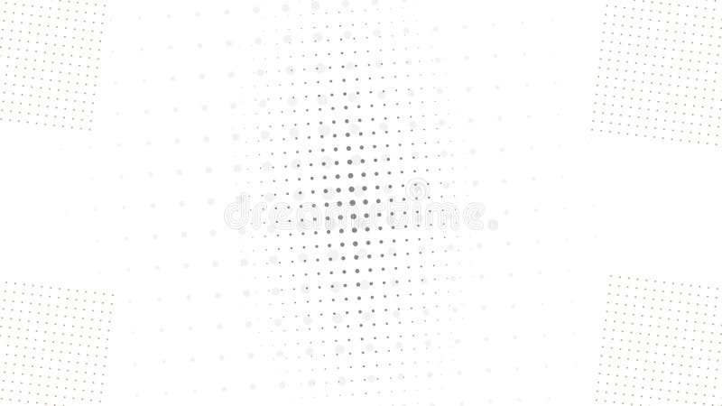 Abstract Dot Animation on White Background High Quality Motion Video ...