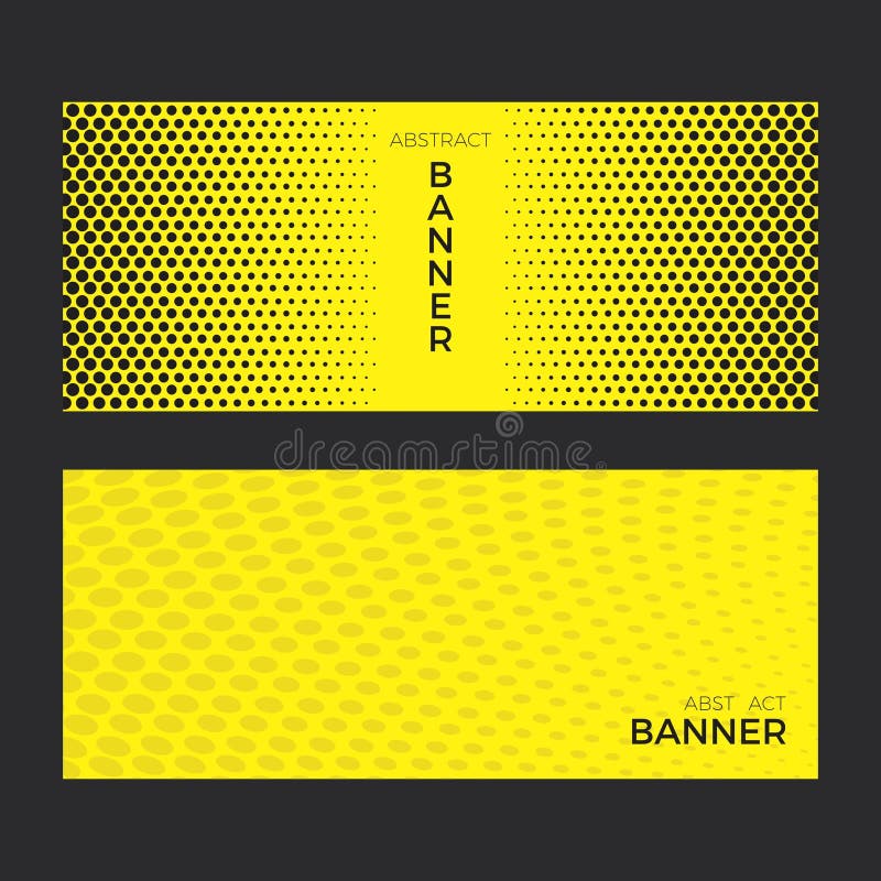 Abstract Dot Banner Simple and Modern Design Stock Vector ...