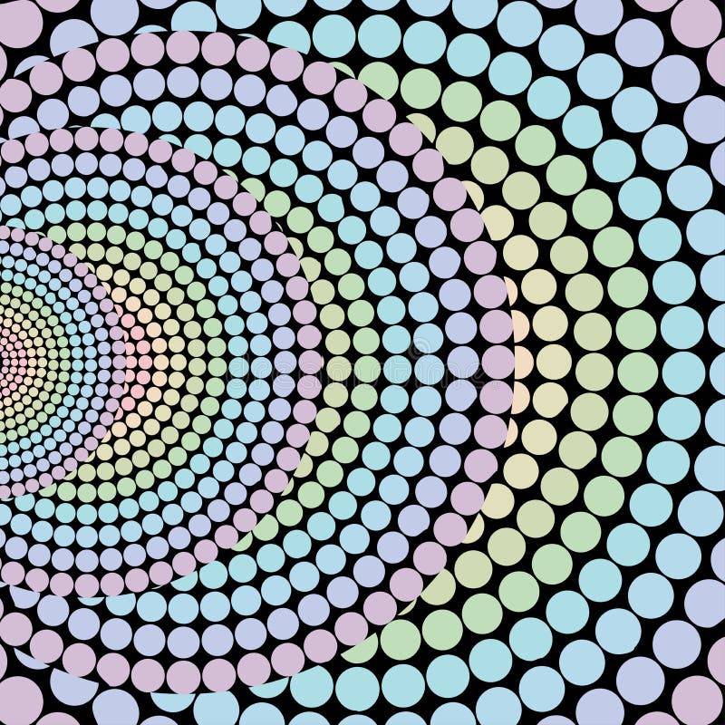 Abstract Dot Painting Art Background Stock Vector - Illustration of ...