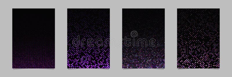 Abstract Dot Pattern Brochure Template Background Set - Vector Designs Stock Vector ...