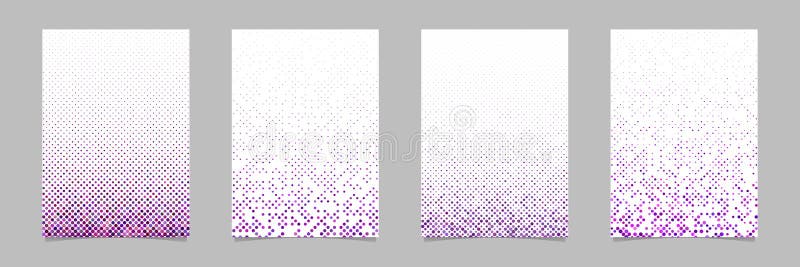 Abstract Dot Pattern Brochure Template Sets Stock Vector - Illustration of leaflet, polka: 153754454