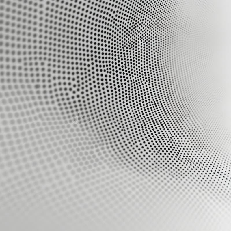 Abstract Dot Pattern with Gradation of Black and White Contrast Stock ...