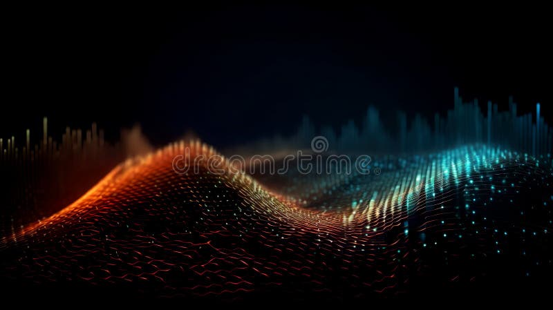 Abstract Dot Point Connect with Gradient Line and Aesthetic Intricate ...