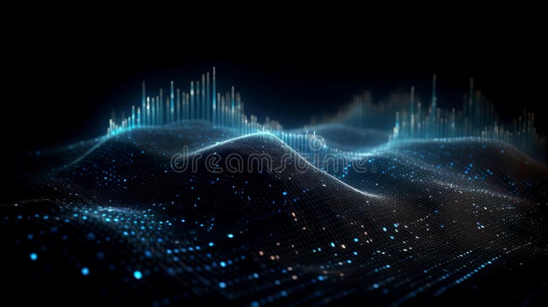 Abstract Dot Point Connect with Gradient Line and Aesthetic Intricate ...