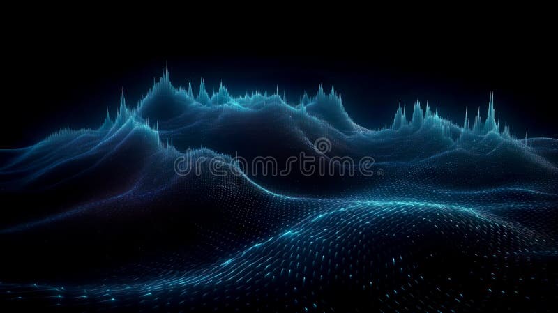 Abstract Dot Point Connect with Gradient Line and Aesthetic Intricate ...