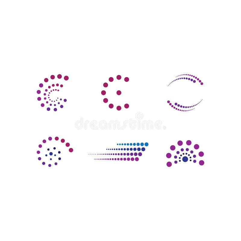 Abstract dots logo stock vector. Illustration of business - 179583619