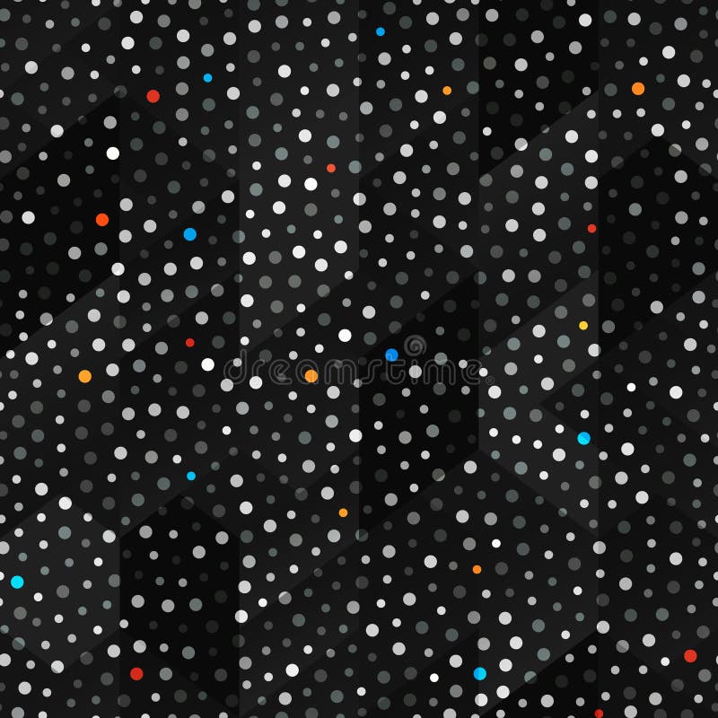 Abstract Dots Seamless Pattern Stock Vector - Illustration of graphic ...