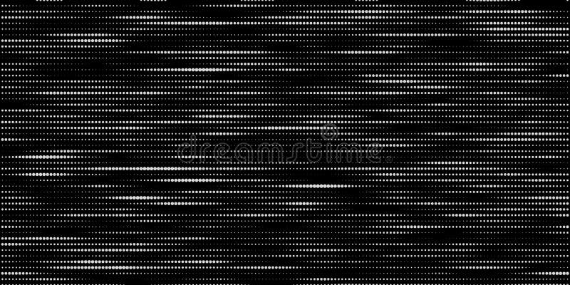 Abstract Dotted Black Background. Grid of Blinking Dots. Big Data ...