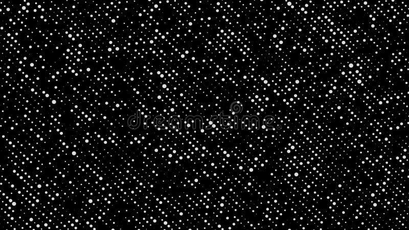 Abstract Dotted Black Background. Grid of Blinking Dots. Big Data ...