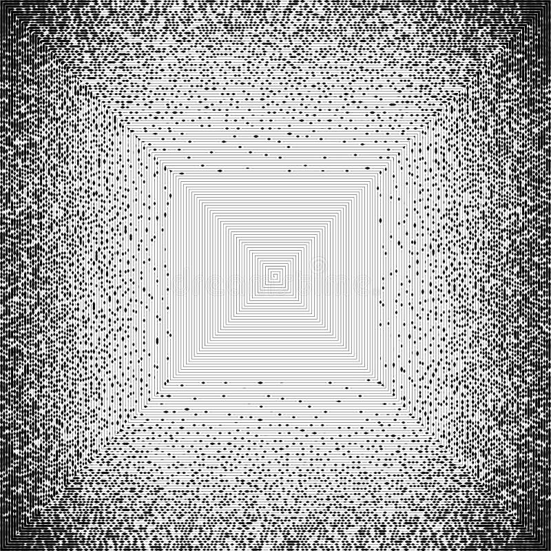 Abstract Dotted Black and White Background. Halftone Distressed Pattern ...