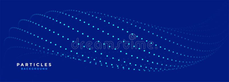 Abstract Dotted Cyber Network Tech Blue Background Design Stock Vector ...