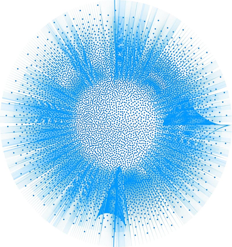 Abstract Dotted Design Element Stock Illustration - Illustration of ...
