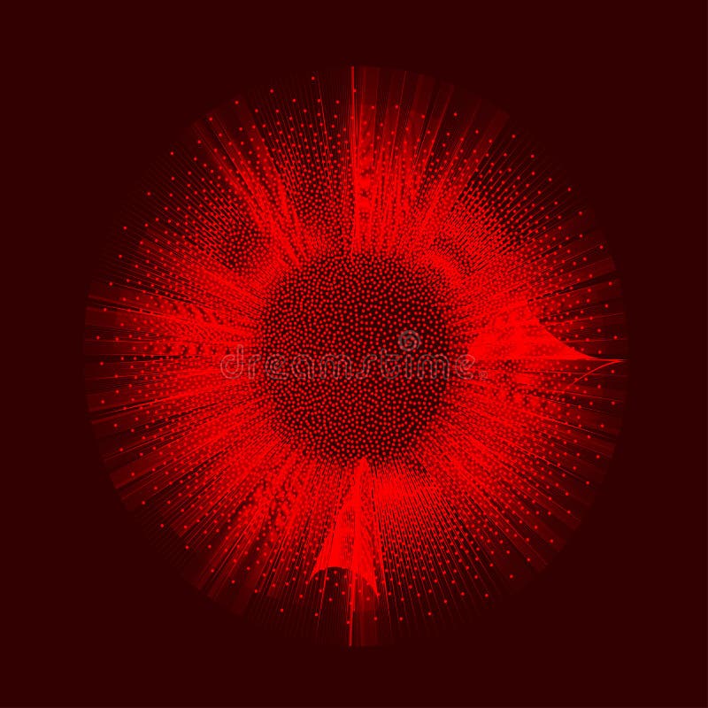 Abstract Dotted Design Element Stock Vector - Illustration of abstract ...