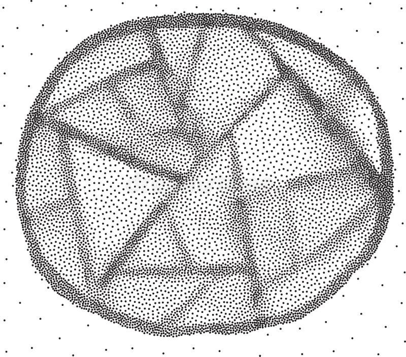 Abstract Dotted Design Element Stock Vector - Illustration of point ...