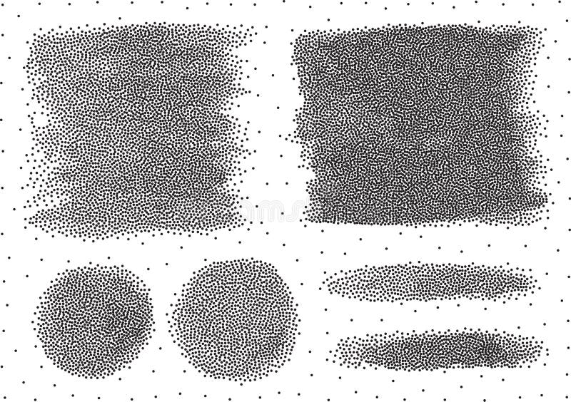 Abstract Dotted Design Elements Stock Vector - Illustration of round ...