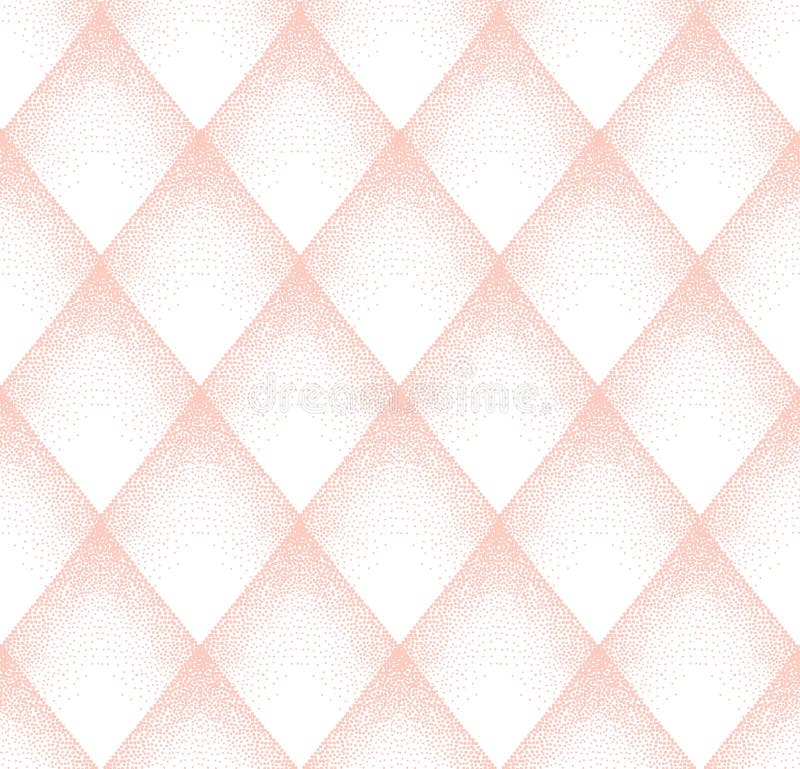 Abstract Dotted Diamond Pattern. Geometric Diagonal Ornament Stock ...