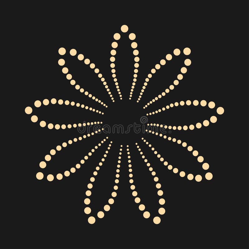 Elegant Dotted Seamless Pattern. Vector Illustration Stock Vector ...
