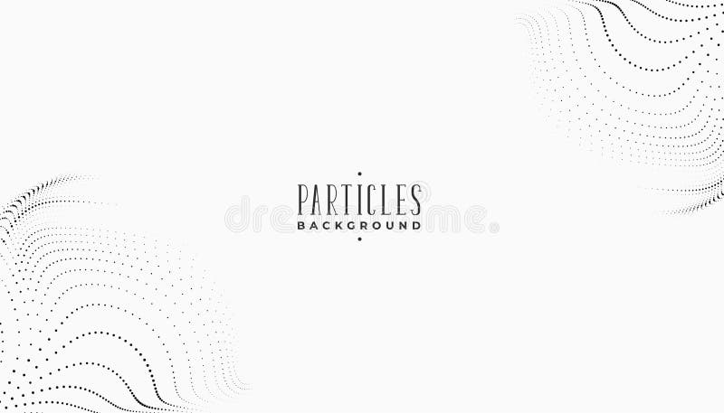 Abstract Dotted Particle Banner Design with Dynamic Swirl Flow Stock ...