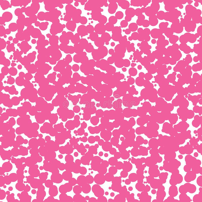 Abstract Dotted Seamless Pattern. Textured Dot Pink Background Stock ...