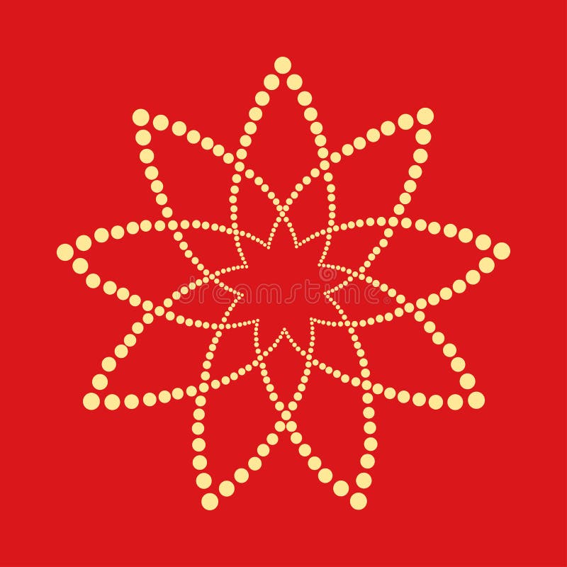 Abstract Dotted Shape.Vector Design Element Stock Vector - Illustration ...