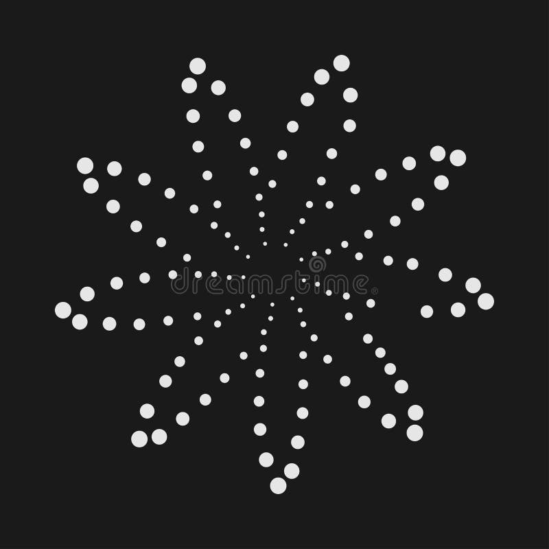 Abstract Dotted Shape.Vector Design Element Stock Vector - Illustration ...