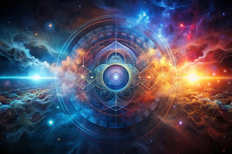 Abstract Double Exposure Art Depicting Global Network Connectivity a ...