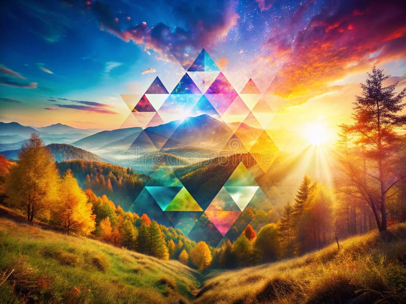 Abstract Double Exposure Worksheet Clipart a Versatile Educational ...