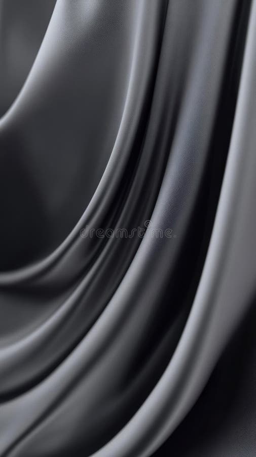 Abstract Draped Fabric, a Symphony of Soft Grey Hues Stock Photo ...