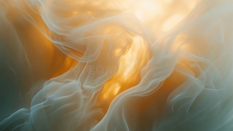 Abstract Draped Fabric Texture with Golden Light Stock Illustration ...