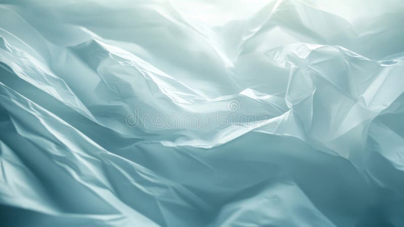 Abstract Draped Light Blue Plastic Texture Stock Illustration ...