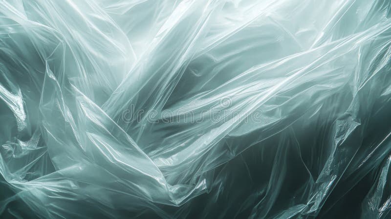 Abstract Draped Plastic Film Texture Image Stock Illustration ...
