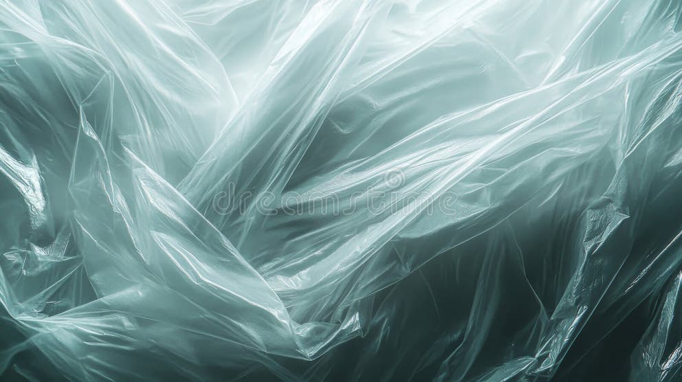 Abstract Draped Plastic Film Texture Image Stock Illustration ...