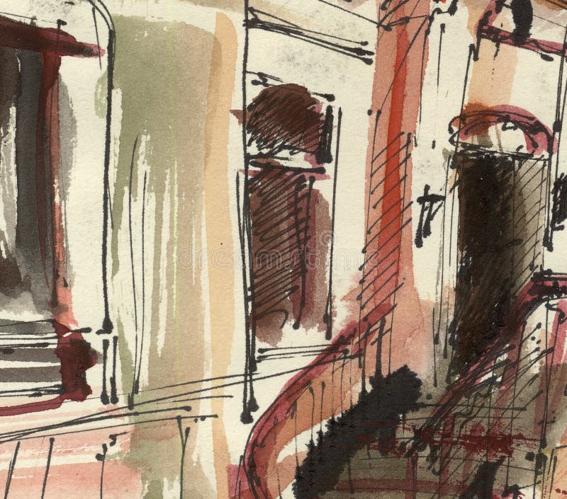 Abstract drawing stock image. Image of shape, artistic - 3088423