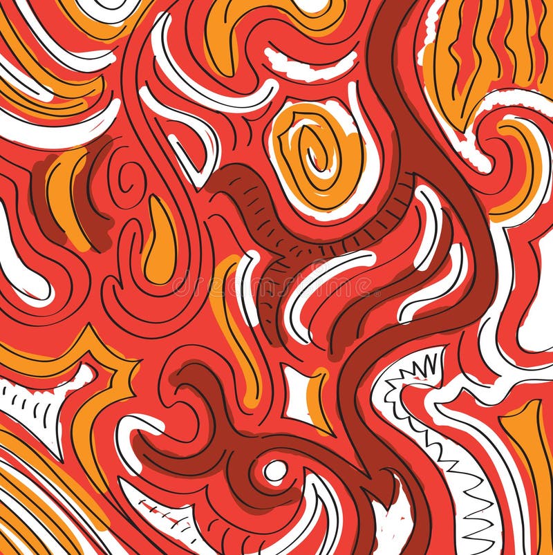 Abstract drawing stock vector. Illustration of abstract - 7397400