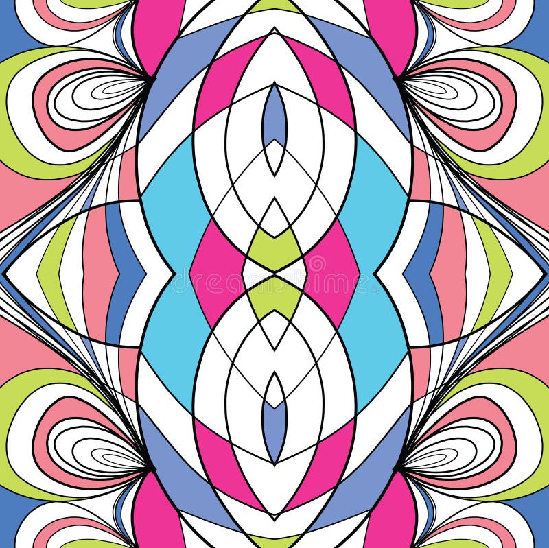 Abstract Drawing Background Stock Vector - Illustration of curve, flow ...