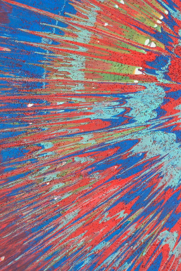 Abstract Drawing with Acrylic Paints on Canvas. Stock Photo - Image of ...