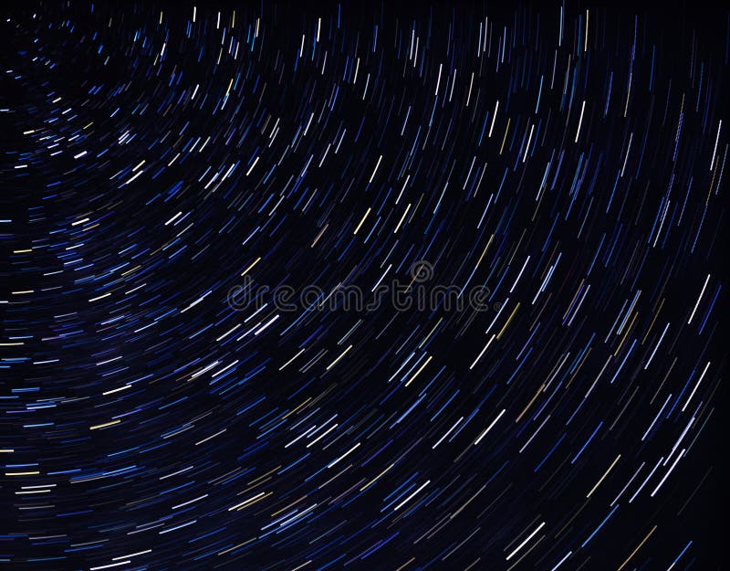 Abstract Drawing of Concentric Arcs on a Dark Background Stock Image ...