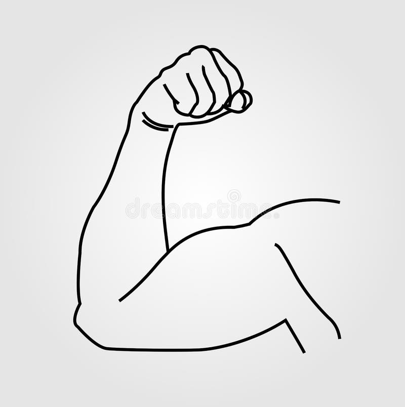 Abstract Drawing of a Man S Arm Stock Vector - Illustration of abstract ...