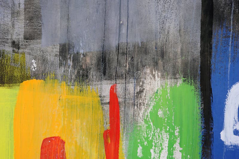 Abstract Drawing on the Wall,street Art Stock Image - Image of city ...