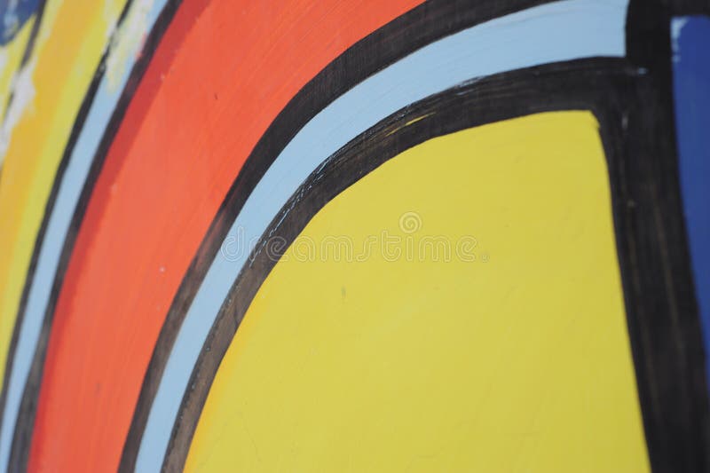 Abstract Drawing on the Wall,street Art Stock Photo - Image of urban ...
