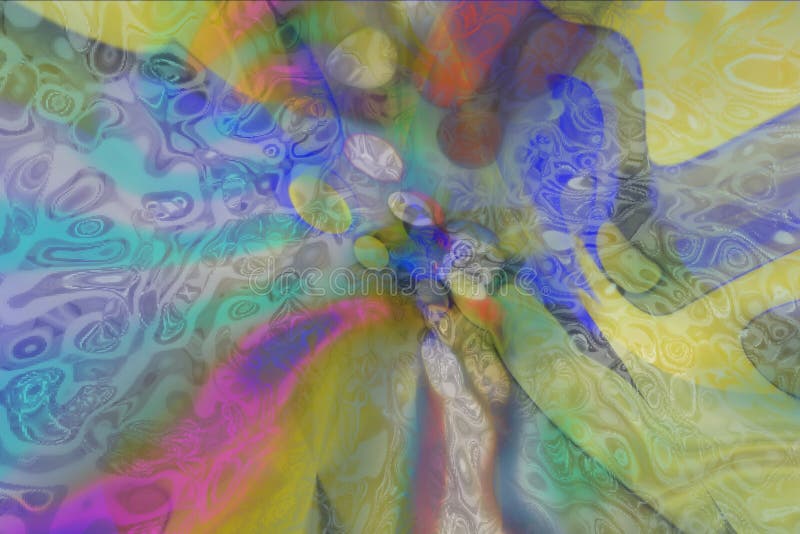 Abstract Dreamlike Illustrations Texture,dreamy and Surreal. Stock ...