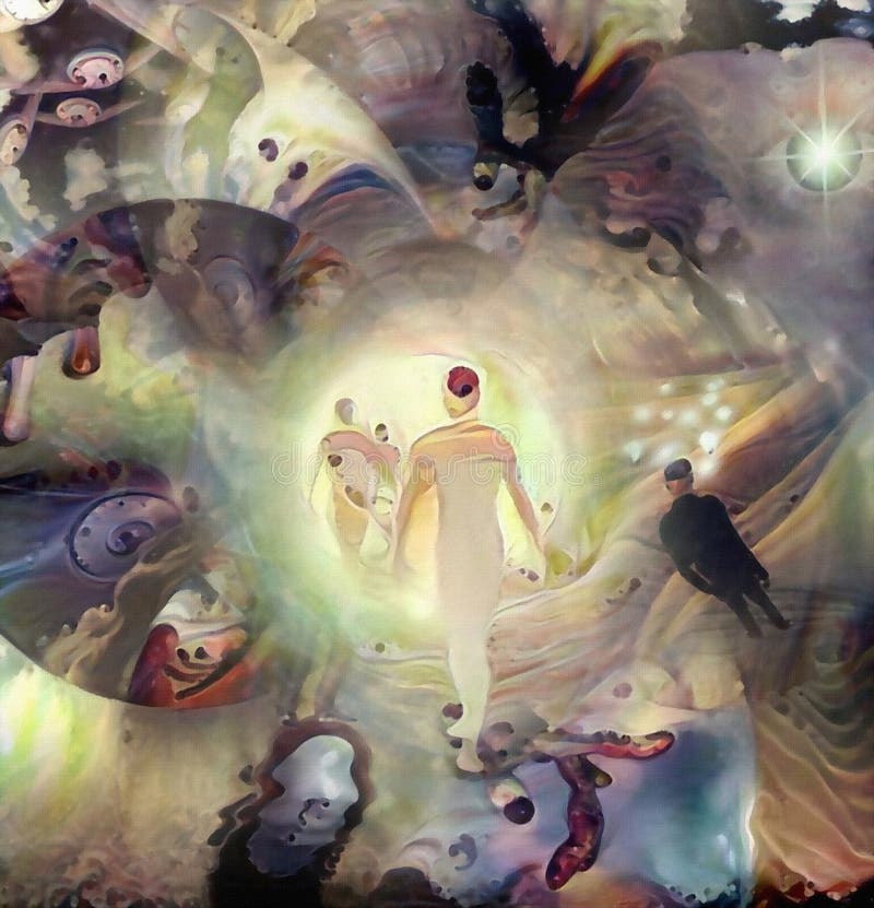 Abstract Dreams. Modern Art Stock Illustration - Illustration of ...