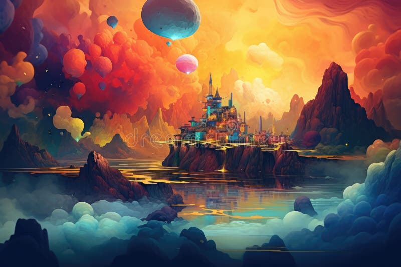 Abstract Dreamscape: Mesmerizing Panorama that Takes You into an ...