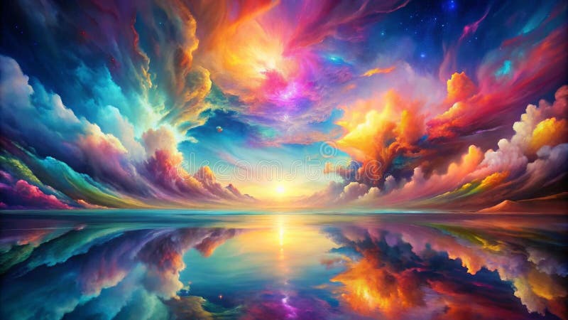 Abstract Dreamscape: a Symphony of Colors on the Digital Canvas AI ...